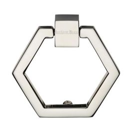 M.Marcus Heritage Brass Hexagon Drop Pull Handles